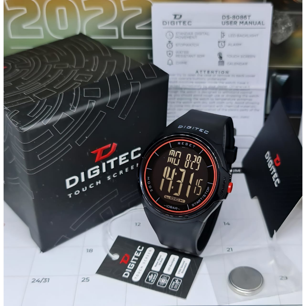Jual JAM TANGAN DIGITEC DS8086T DIGITAL TOUCHSCREEN ORIGINAL ANTI AIR ...