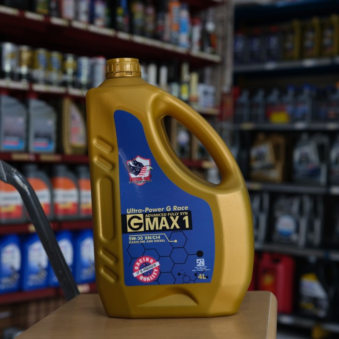 Jual Texal Oil Gmax 1 Ultra-power Fully Syn 5w/30 Sn With Nano Tech (4L ...