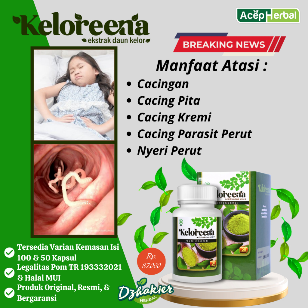 Jual Obat Cacingan Anak Dan Dewasa, Cacing Kremi, Cacing Pita, Cacing ...