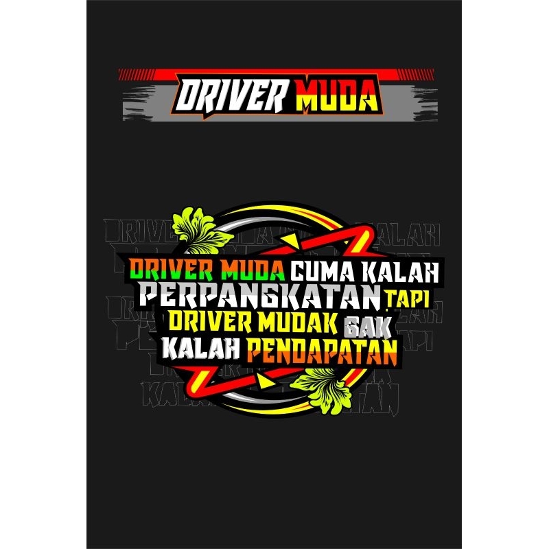 Jual KAOS DRIVER MUDA ORIGINAL 24s | Shopee Indonesia