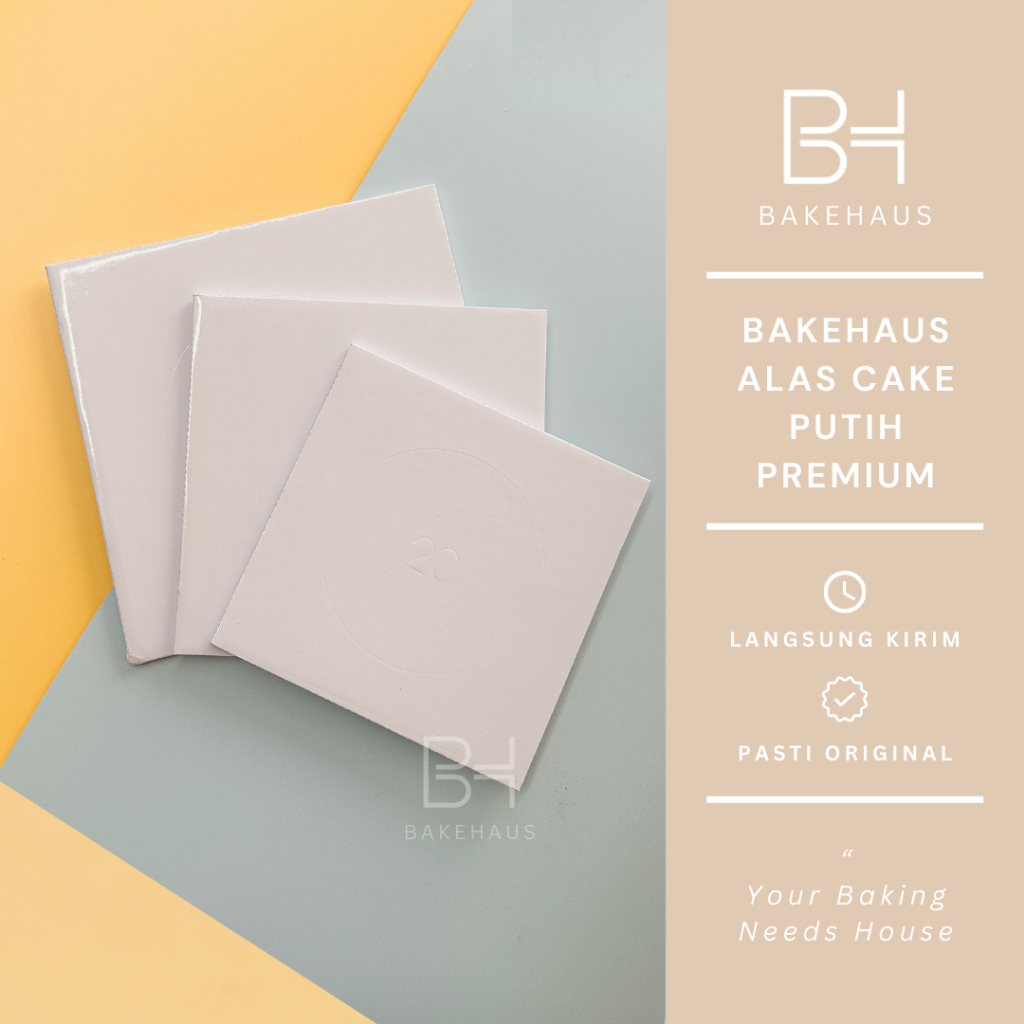 Jual ALAS CAKE KUE TATAKAN PUTIH PREMIUM BAKEHAUS | Shopee Indonesia