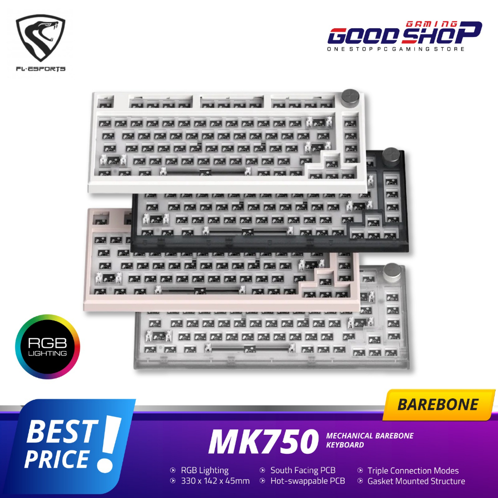 Jual FL Esports MK750 Southfacing Wireless Mechanical Barebone Keyboard ...