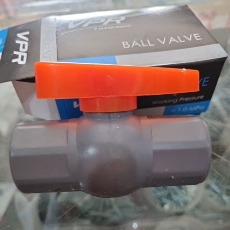 Jual BALL VALVE PVC 1/2" INCH / STOP KRAN PVC VPR | Shopee Indonesia