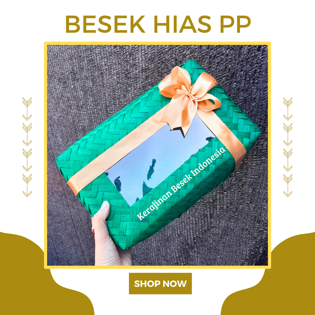 Jual Sepasang besek MPS warna FREE pita Besek persegi panjang aneka ...