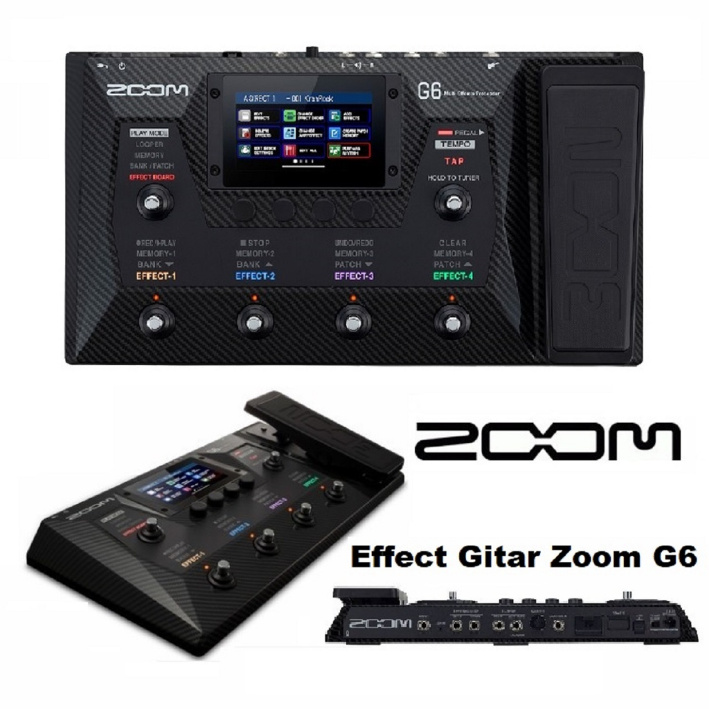 Jual EFFECT GITAR ZOOM G6 ORIGINAL / GARANSI RESMI 1 TAHUN | Shopee ...