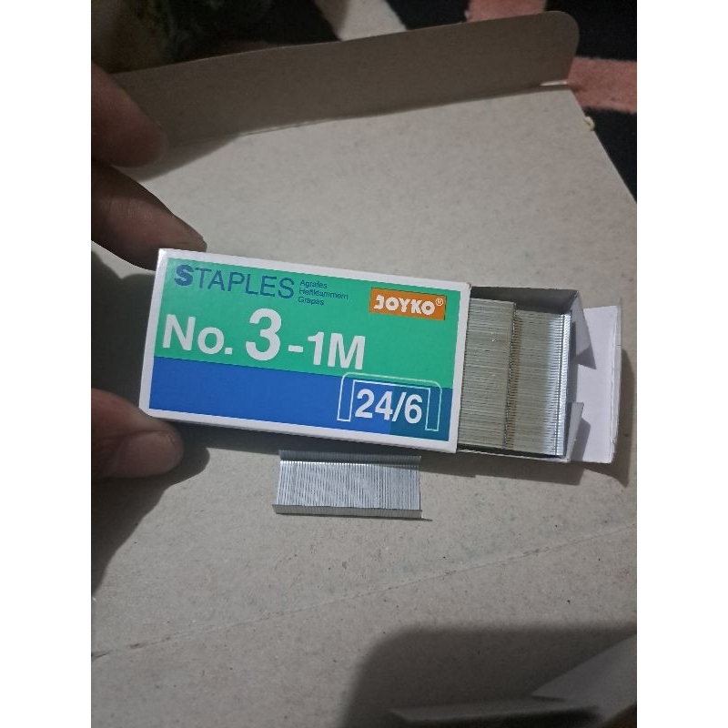 Jual Isi staples NO 3 JOYKO 24/6 Isi Steples isi hekter Stapler ...