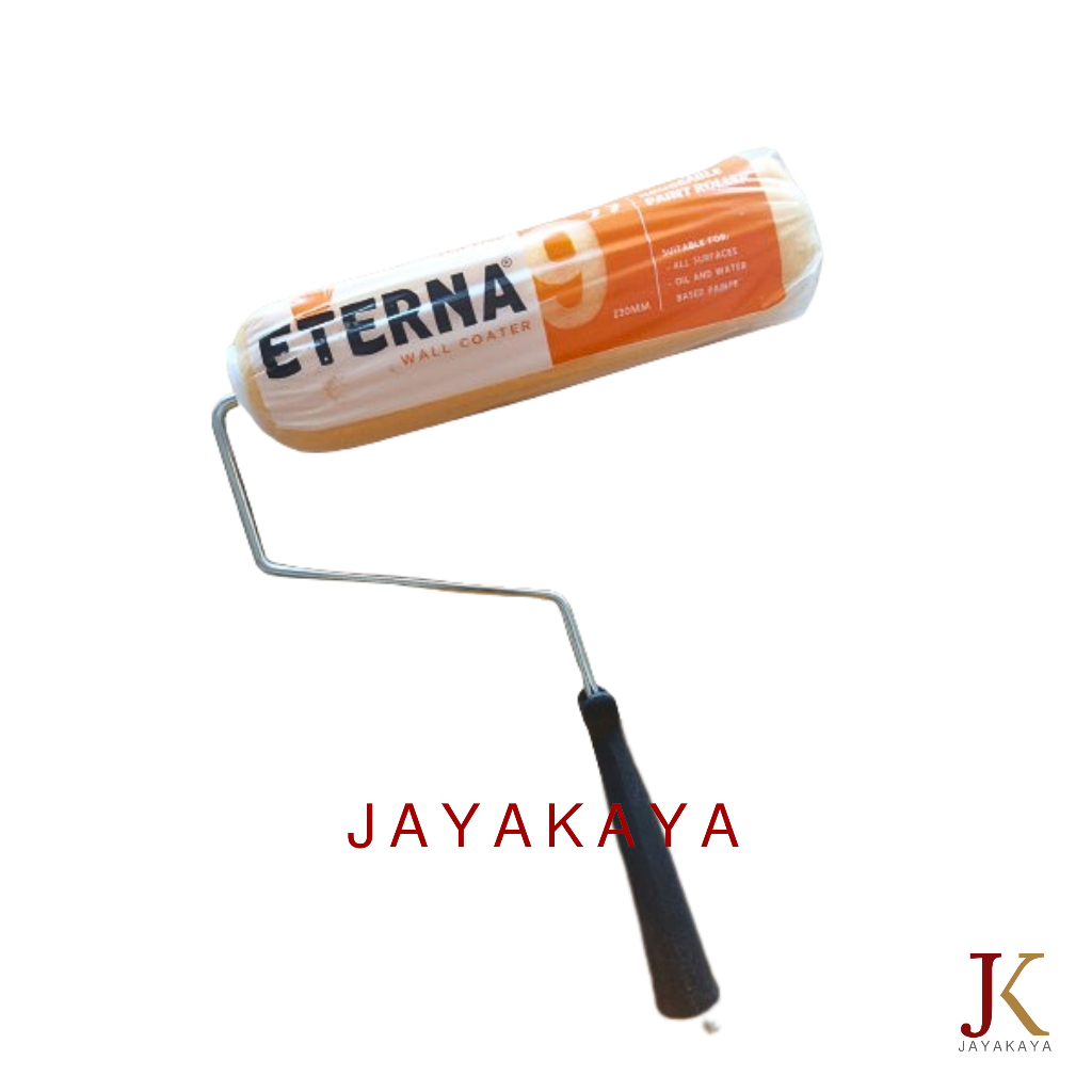 Jual Kuas rol cat tembok gagang 9" roll roller cat dinding Eterna ...