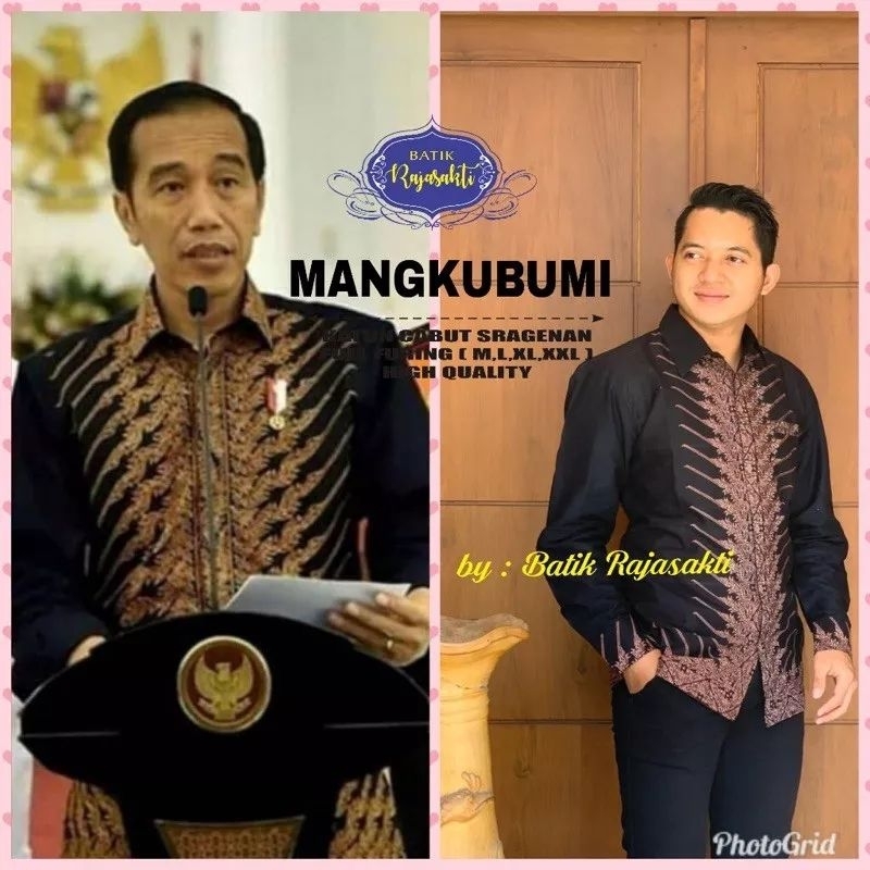 Jual Kemeja batik lengan panjang GR JAYA STORE Baju batik kantoran ...