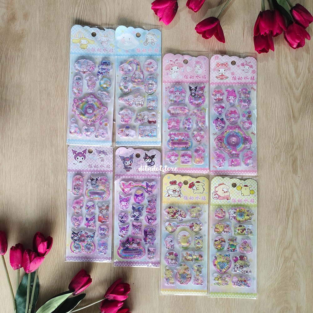 Jual STICKER DIY DECORATIVE TIMBUL 3D WATER SEAL KARAKTER SANRIO ...