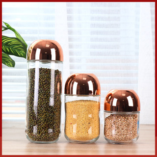 Jual Rose Snack Jar Storage / Tempat Snack Kaca Rose Gold / Toples Kaca ...