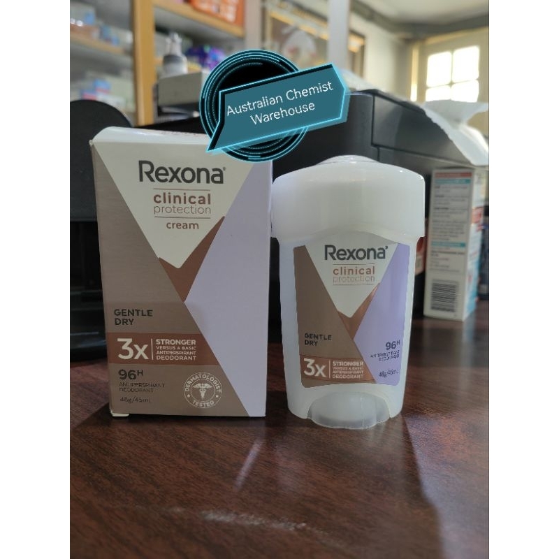Jual Rexona Clinical Protection Cream 96H Antiperspirant Deodorant 48g ...