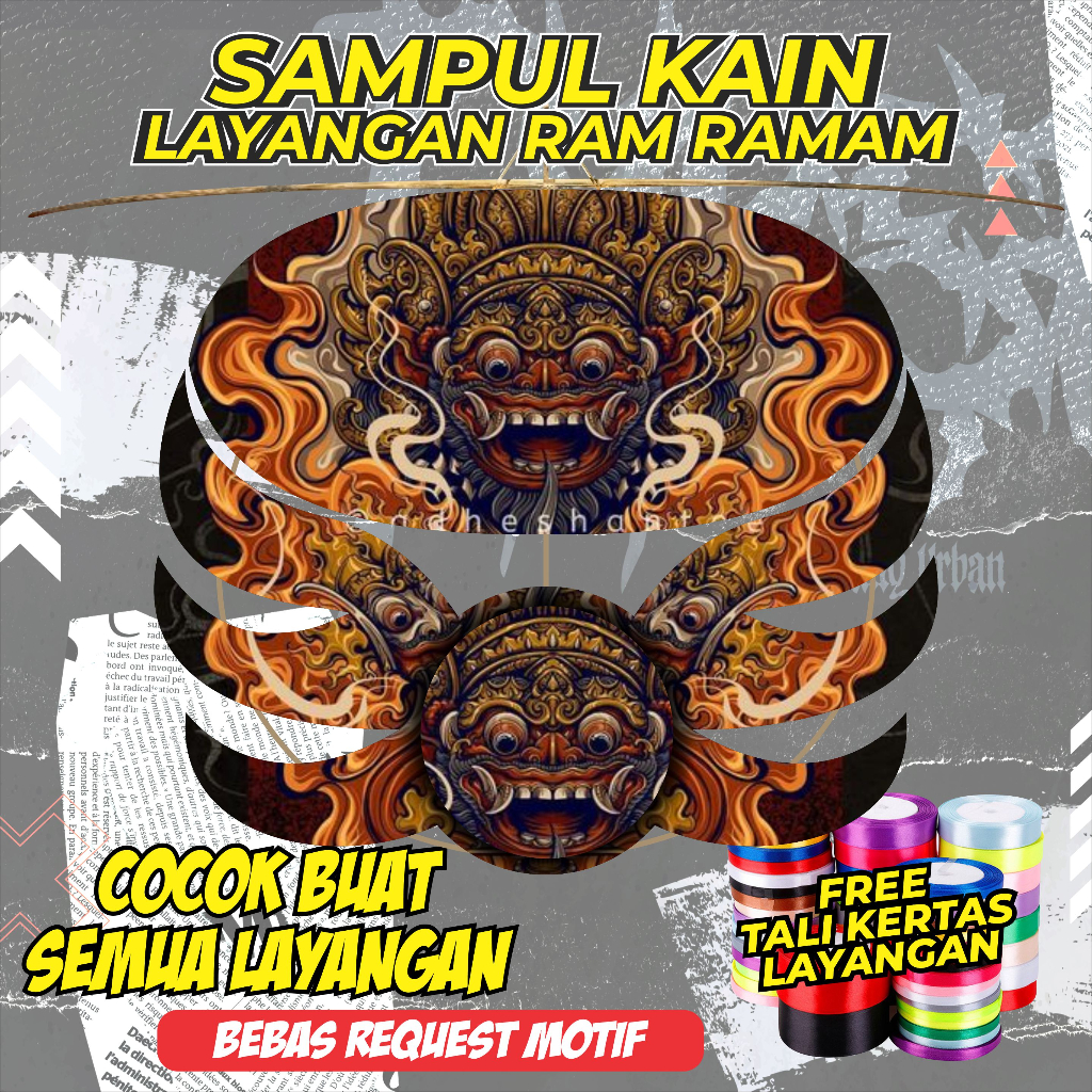 Jual SAMPUL KAIN LAYANGAN GAPANGAN I PEGON I CEPER I SAWANGAN I RAM ...