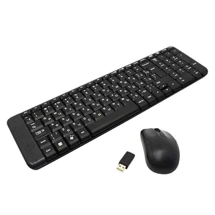 Jual Keyboard Mouse Logitech Mk 220 Wireless Shopee Indonesia