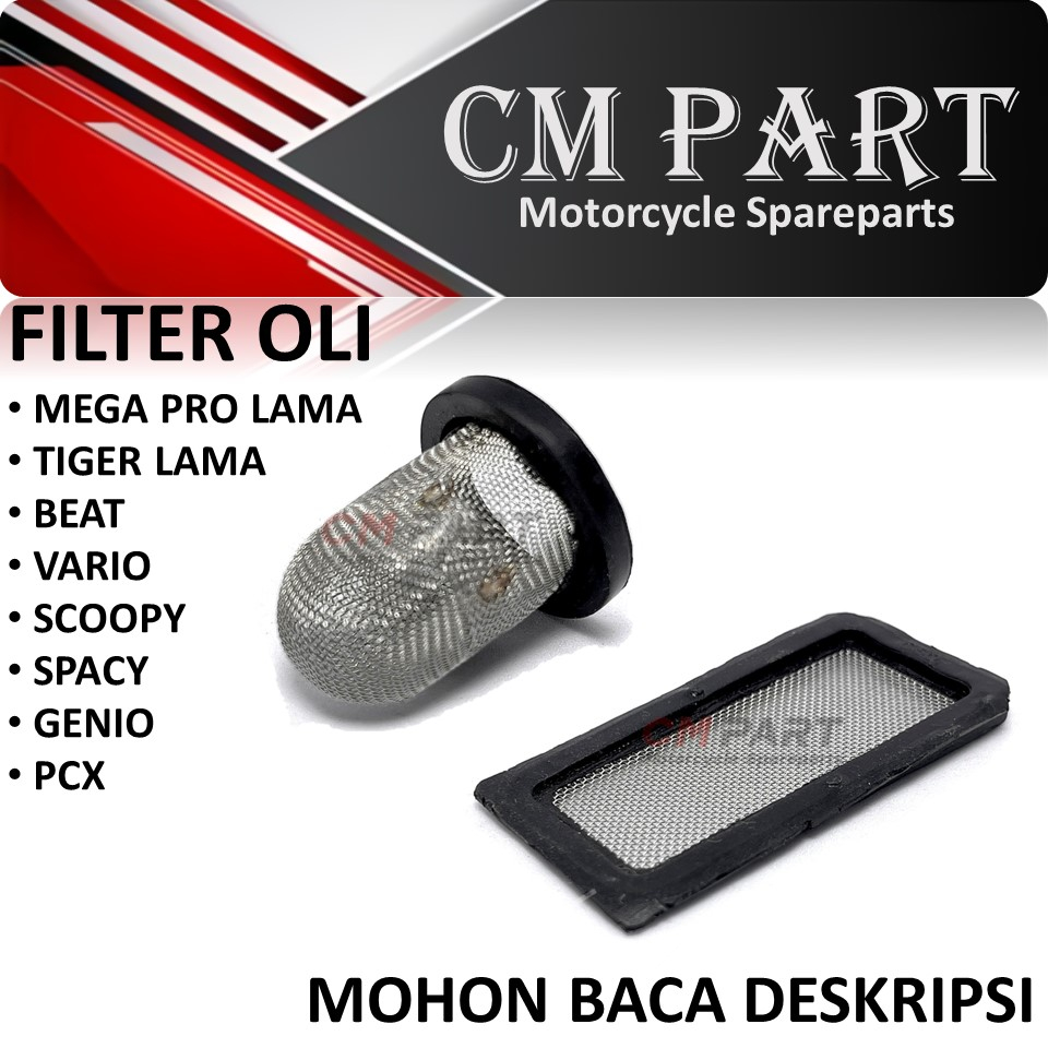 Jual Filter Oli Oil Beat Vario Scoopy Genio ADV PCX Spacy Mega pro ...