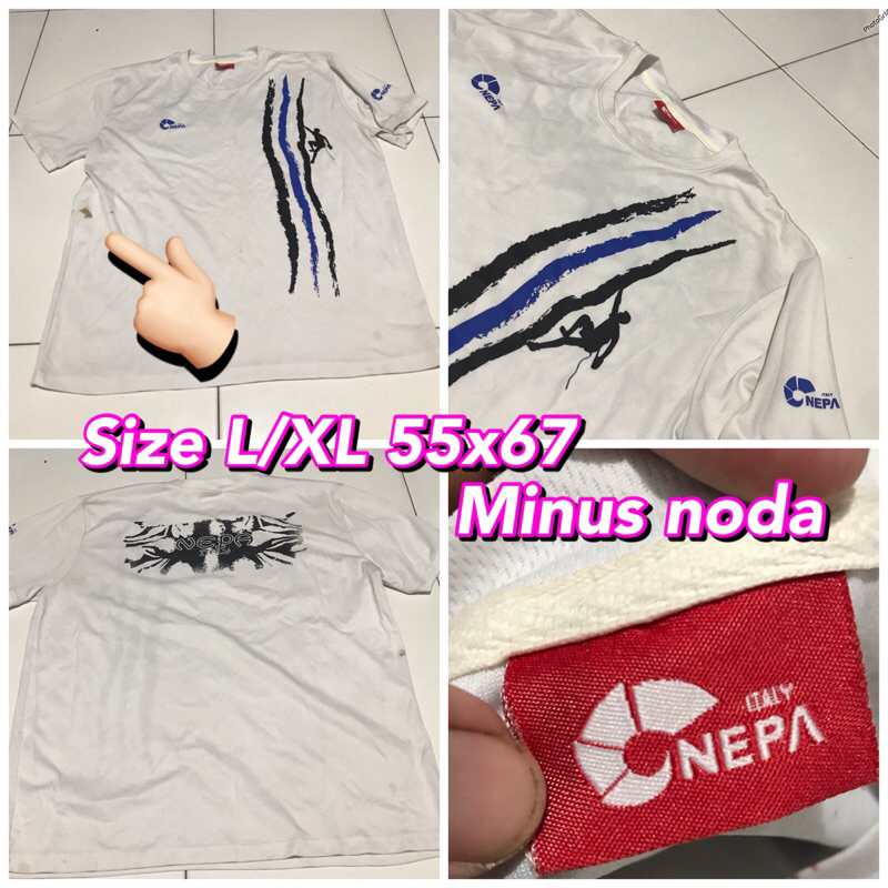 Jual Kaos second branded original thrifting / koas vintage kaos bola ...