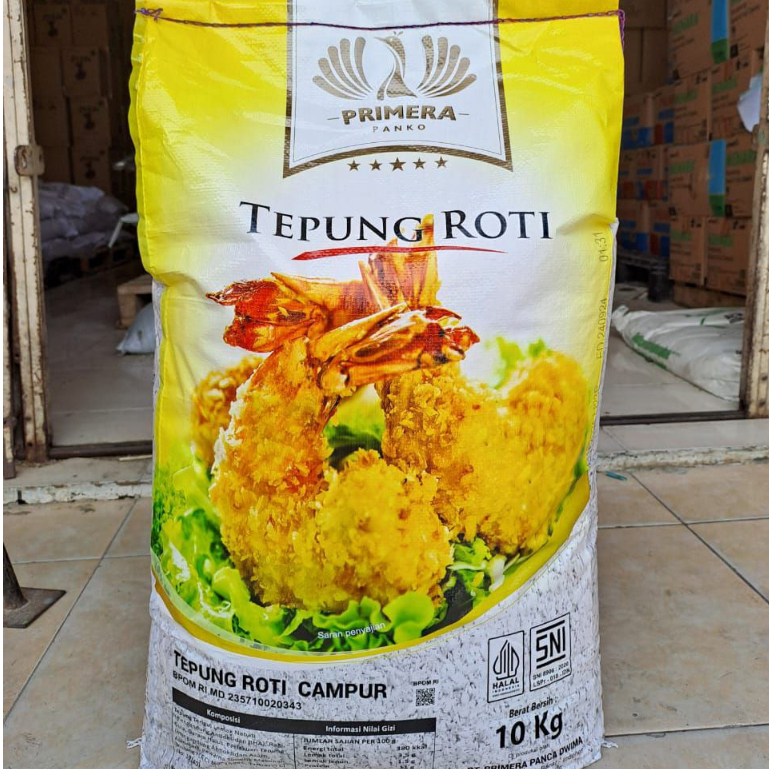 Jual JNE Only Tepung Roti Primera Panko / Breadcrumb Mix 10KG ( 1 SAK ...
