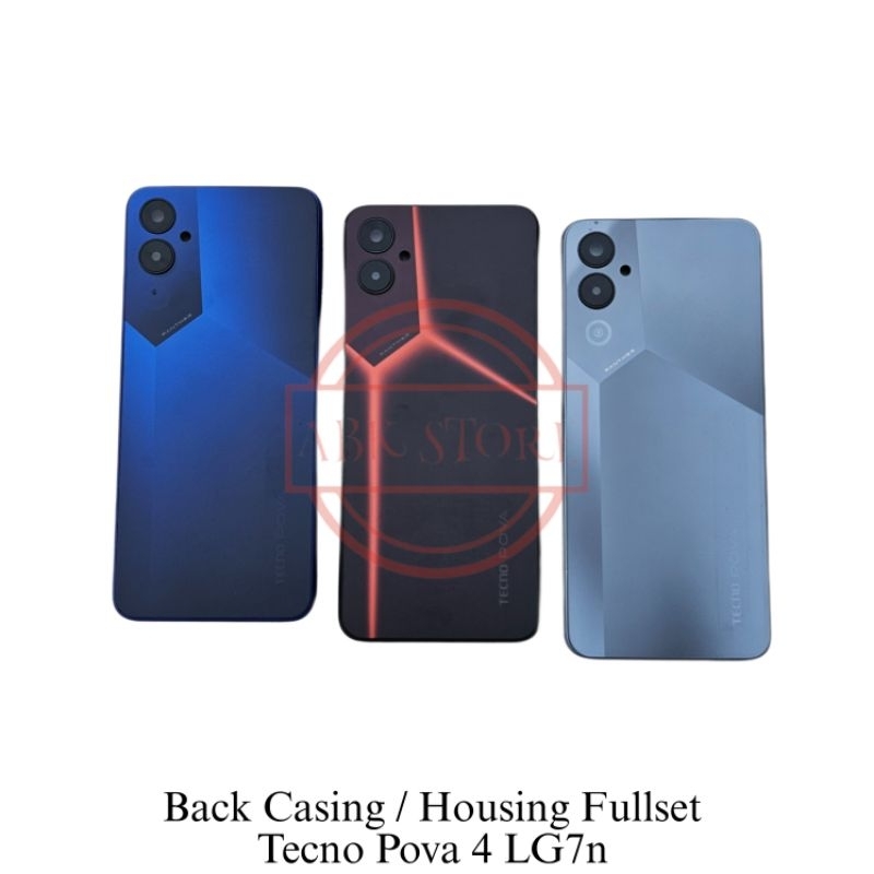 Jual Back Casing - Kesing - Housing Tecno Pova 4 LG7n Backdoor Fullset + Bazel | Shopee Indonesia