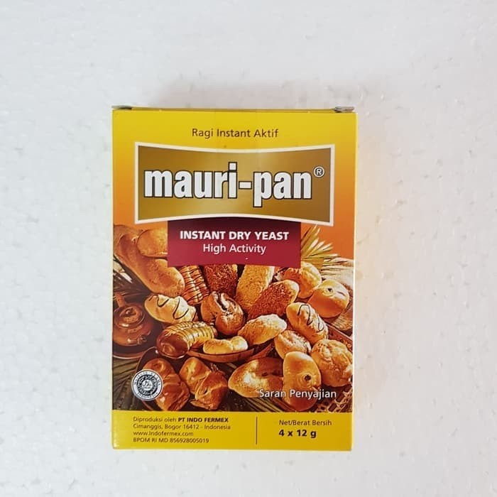 Jual Mauripan Instant Yeast 4 sachet x12g (1 box) | Shopee Indonesia