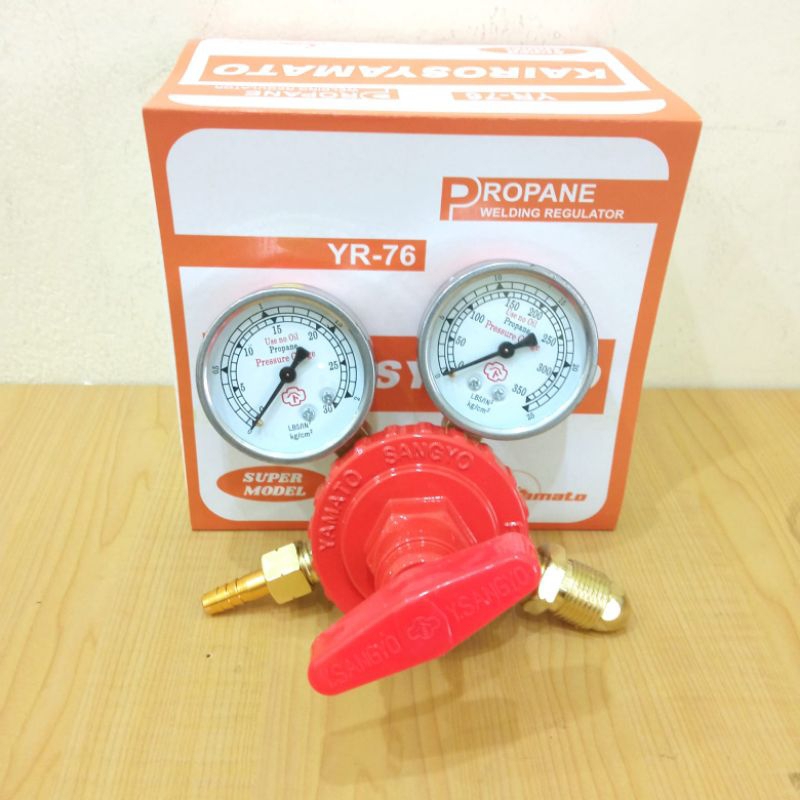 Jual CUCI GUDANG !!! Regulator Las PROPANE KAIROS YAMATO YR-76 Regulator Gas LPG PROPAN KAIROS ...