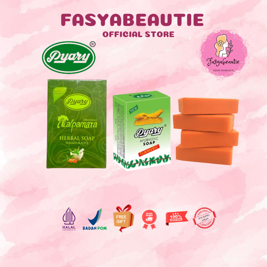 Jual Sabun PYARY NALPAMARA [BPOM] Original Herbal Soap | Sabun Arab BPOM | Shopee Indonesia