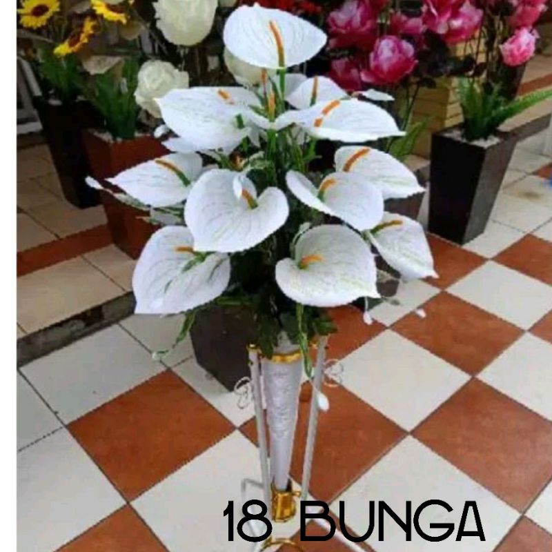 Jual Bunga Aron Panda x18 ( Tanpa Vas ) | Shopee Indonesia