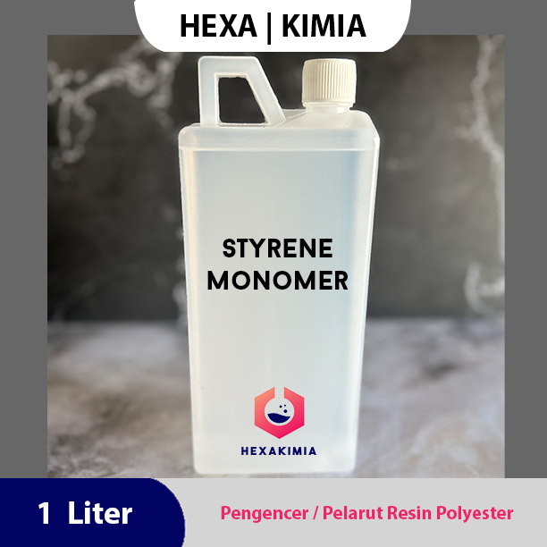 Jual Styrene Monomer SM 1 Liter-Pengencer Resin Polyester | Shopee ...