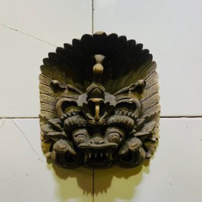 Jual PATUNG TOPENG BARONG ASLI BALI JATI | Shopee Indonesia