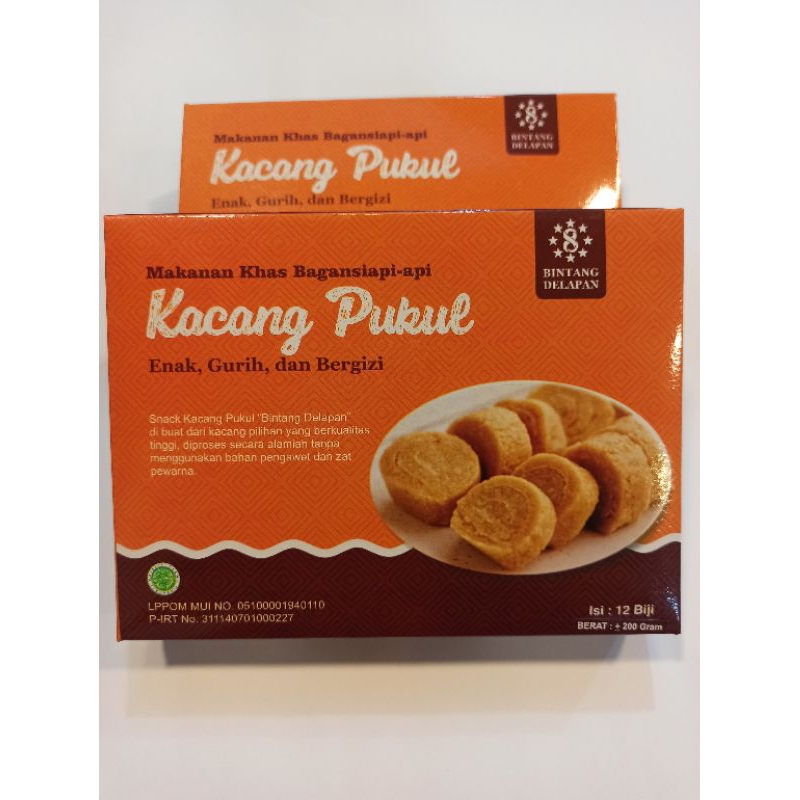 Jual Snek Kacang Pukul BINTANG DELAPAN Kotak Oren Isi 12pcs Jumbo ...