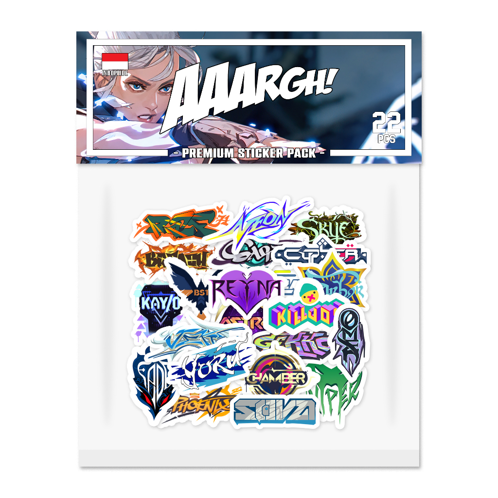 Jual Spray Logo All Agent Valorant Sticker Pack | Shopee Indonesia