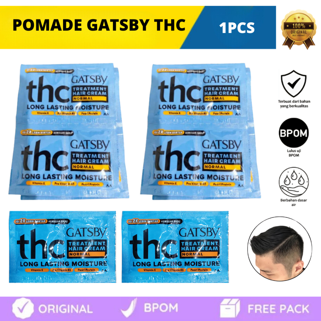 Jual 𝗤𝗨𝗘𝗘𝗡𝗖𝗢𝗦𝗠𝗘𝗧𝗜𝗖𝗦 - Pomade Gatsby Sachet / Pomade Pria Gatsby Thc ...