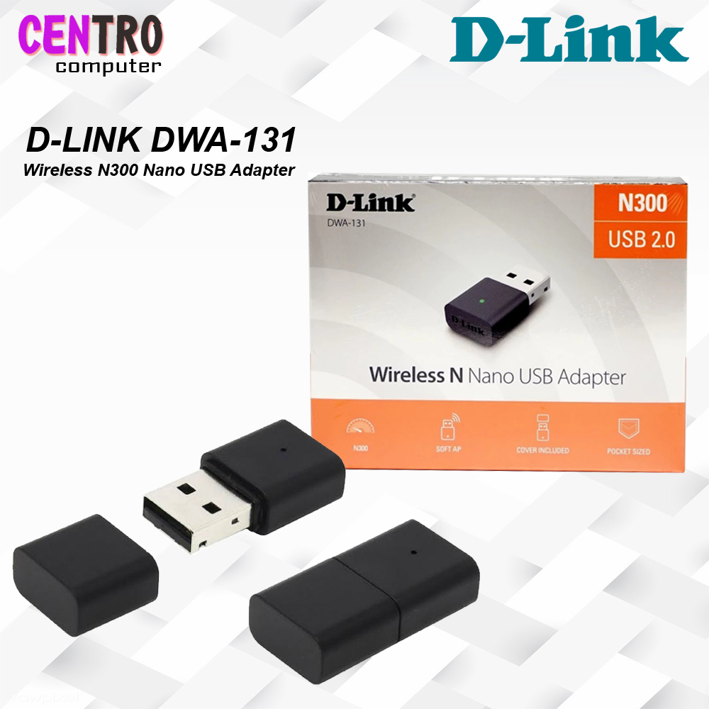 Jual D-LINK DWA-131 Wireless N300 Nano USB Adapter | Shopee Indonesia