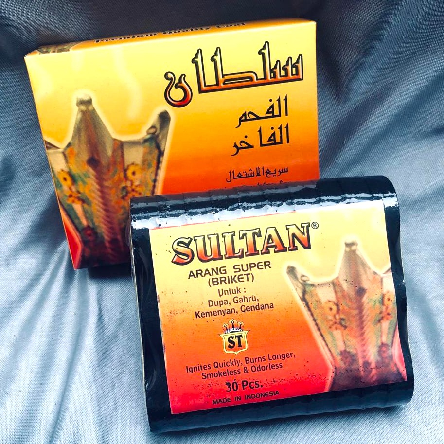 Jual ARANG SULTAN SUPER (BRIKET) | ARANG BUKHUR | isi 30 pcs | Shopee ...