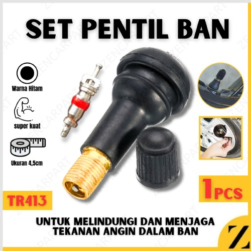 Jual Pentil Ban Tubeless TR413 Karet Motor Mobil TR 413 Ban STD Kop Tubles Tutup Pentil Angin ...