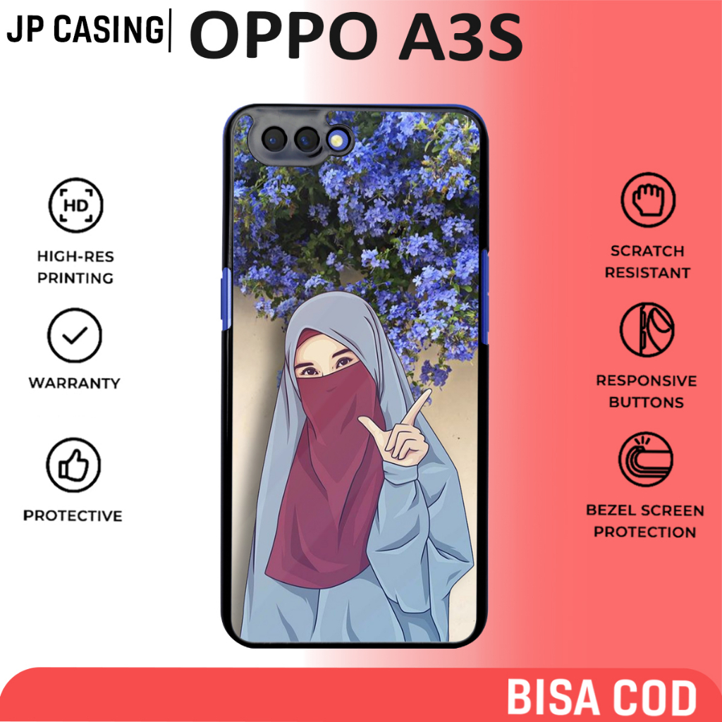 Jual case oppo a3s terbaru motif aesthetic hijab 2 muslimah keren cute ...
