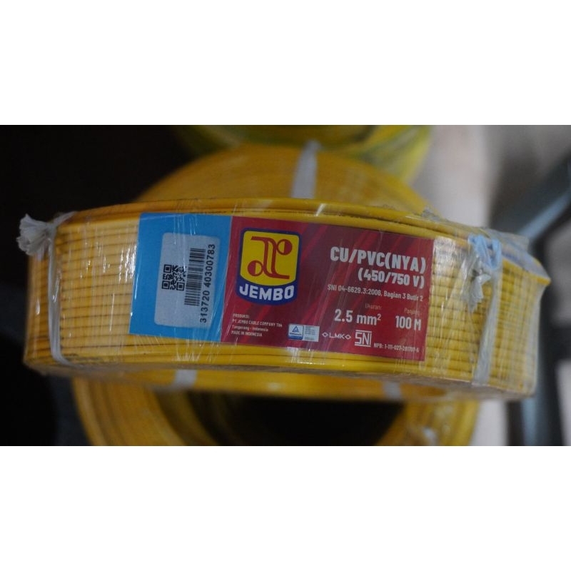 Jual Kabel NYA 50mm Merek Jembo Cable ukuran 1×50mm | Shopee Indonesia