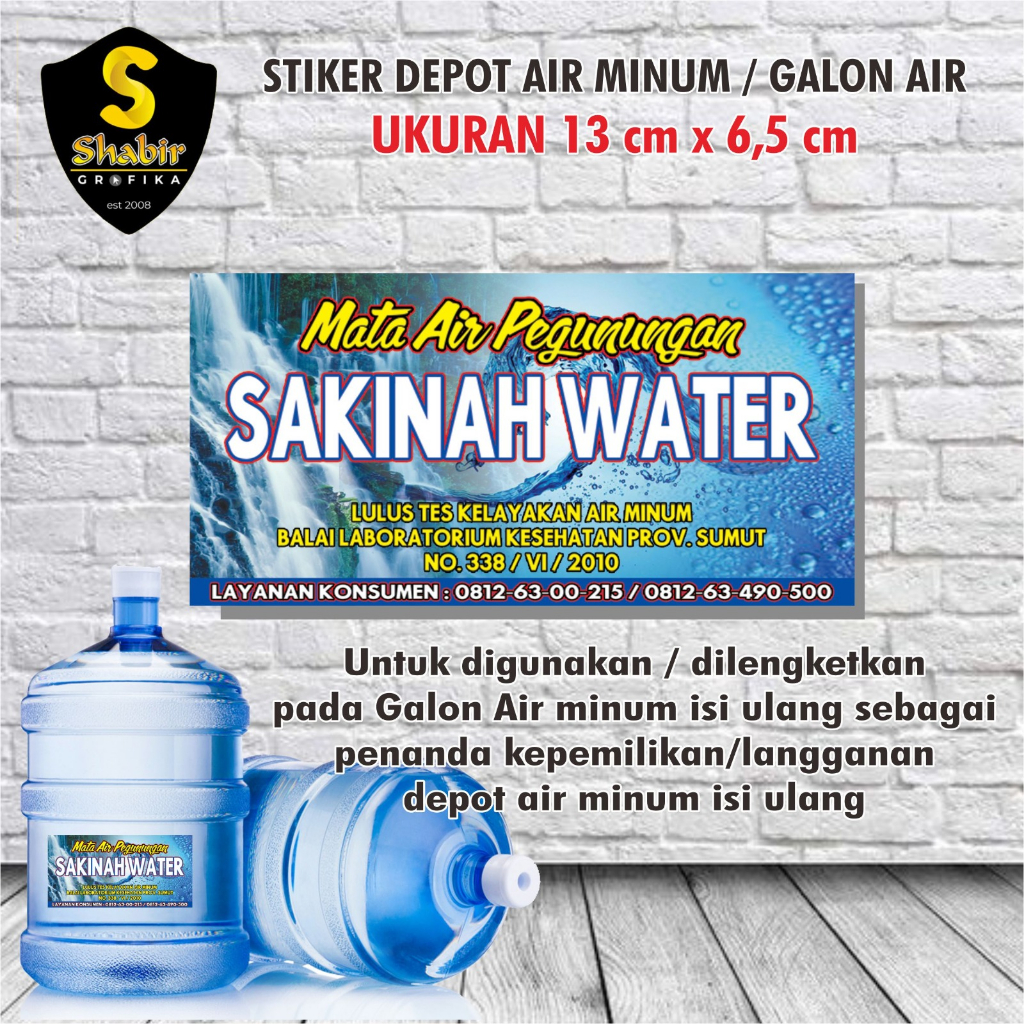 Jual STIKER DEPOT AIR / ISI ULANG AIR MINUM | Shopee Indonesia