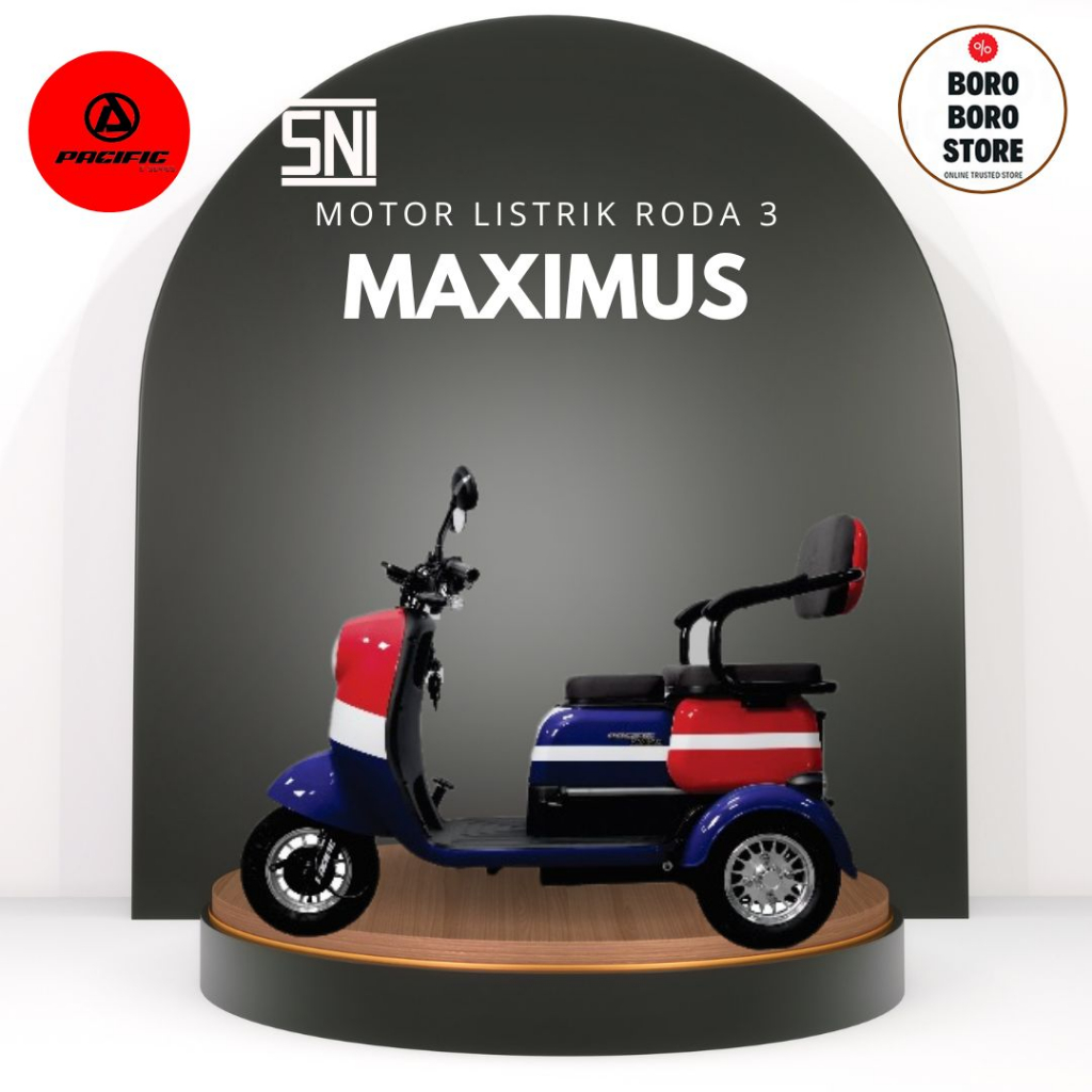 Jual SEPEDA MOTOR LISTRIK RODA TIGA PACIFIC MAXIMUS Garansi Resmi ...