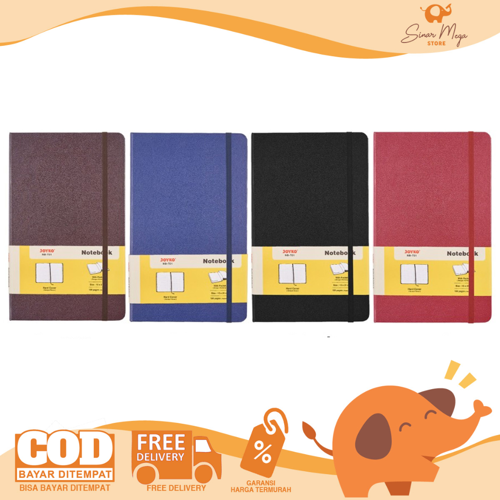 Jual Joyko Buku Notebook NB-701 Dotted & NB-702 Grid 98 Lembar ...