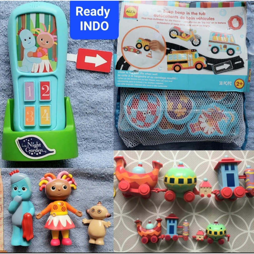 Jual In the night garden figure mainan hp bayi ninky nonk train set ...