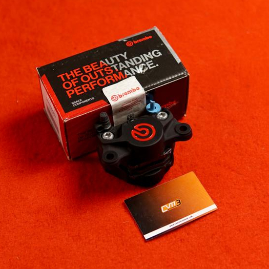 Jual Kaliper Brembo 2p 2piston Black Hitam Red Logo Yamaha honda kawasaki original italy ...