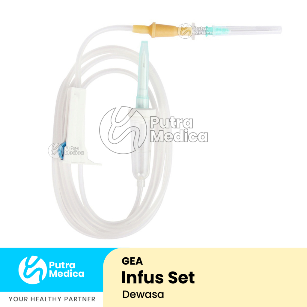 Jual Gea Infus Set Dewasa - 1 pc / Infusion Set / Peralatan Medis ...