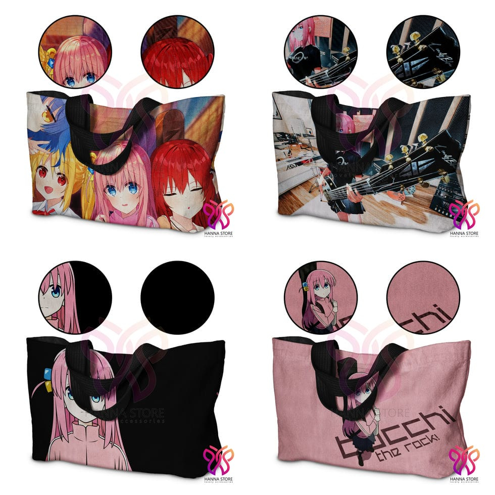 Jual Tas Tote bag Souvenir Anime Bocchi the Rock | Shopee Indonesia