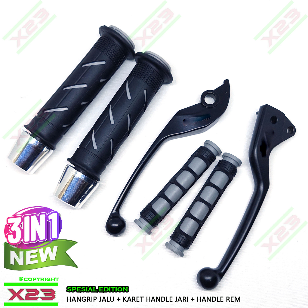 Jual Handle rem model standar full set kiri kanan plus grip jalu pcx ...
