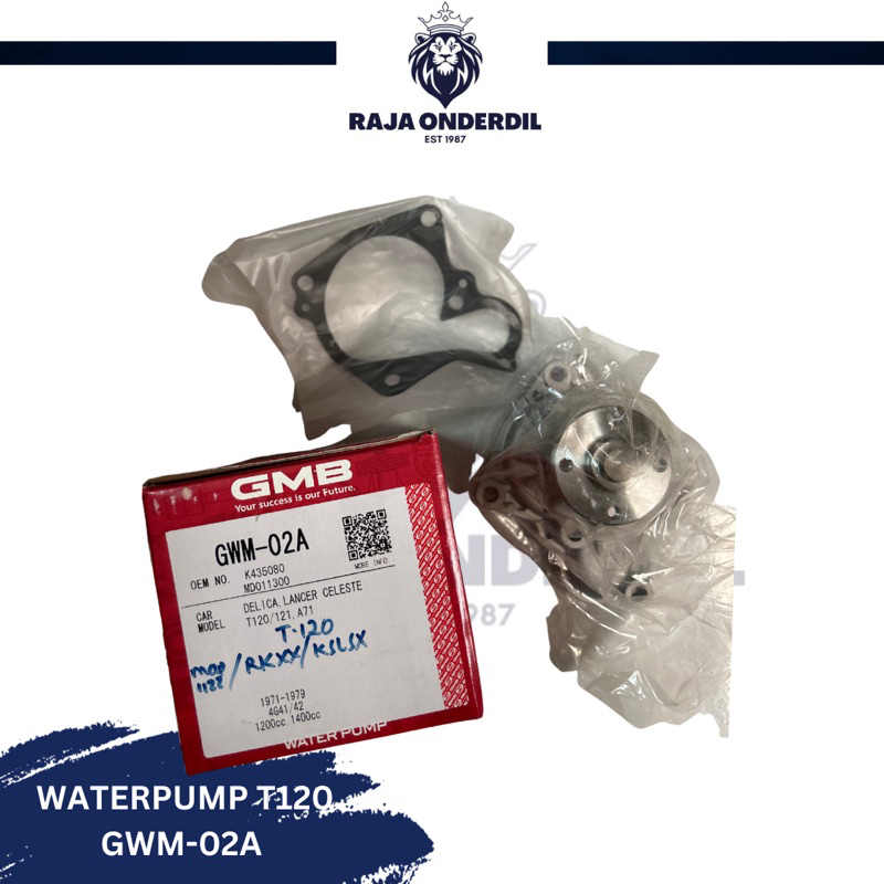 Jual WATER PUMP POMPA AIR RADIATOR T120 GWM-02A GMB | Shopee Indonesia