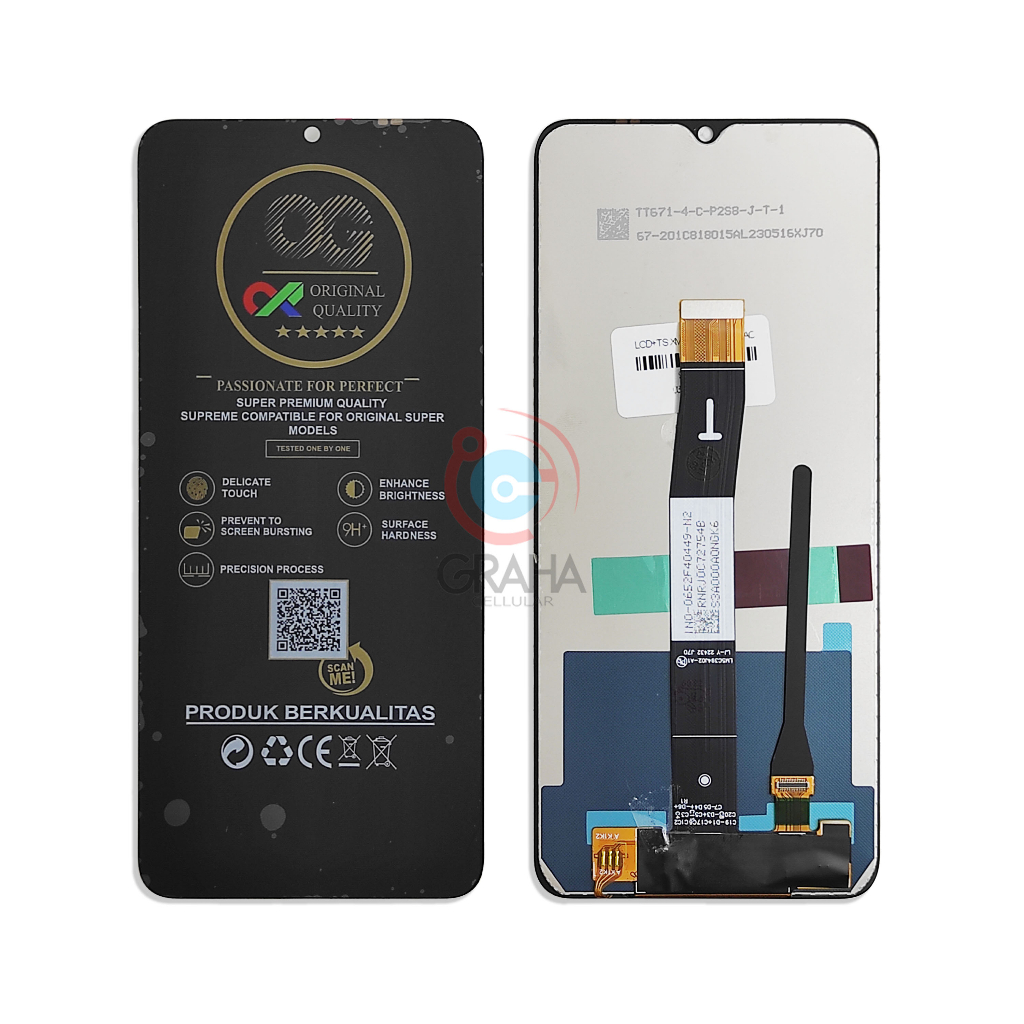 Jual LCD XIAOMI REDMI 12C / POCO C40 / POCO C55 OG ORI SUPER FULLSET ...