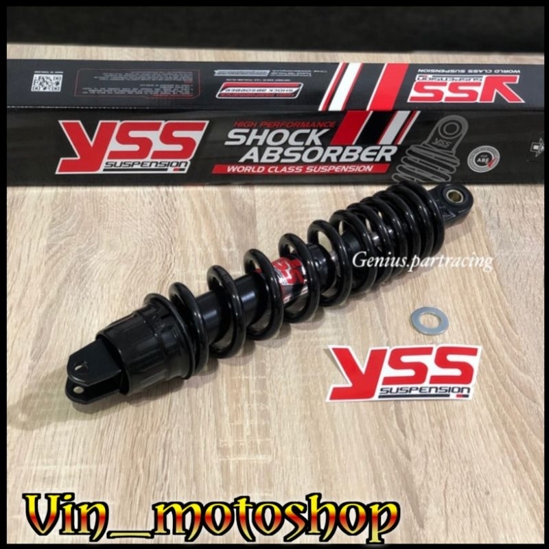 Jual SHOCK YSS PRO ZR 330MM VARIO 125 / 150 / NEW SCOOPY F1 FULL BLACK | Shopee Indonesia