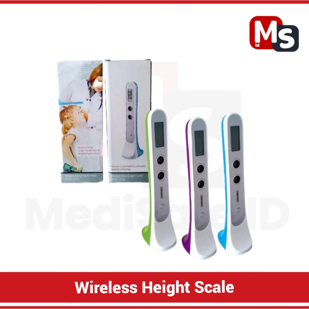 Jual Wireless Height Meter Alat Ukur Tinggi Badan Otomatis Onemed ...