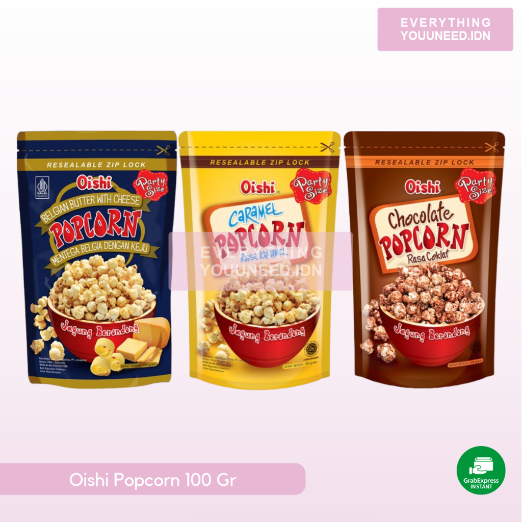Jual Oishi Popcorn All Varian 100 Gr | Shopee Indonesia