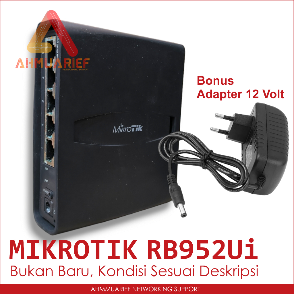 Jual MIKROTIK WIRELESS ROUTERBOARD ROUTER BOARD RB952Ui-5ac2nD-TC (hAP ...