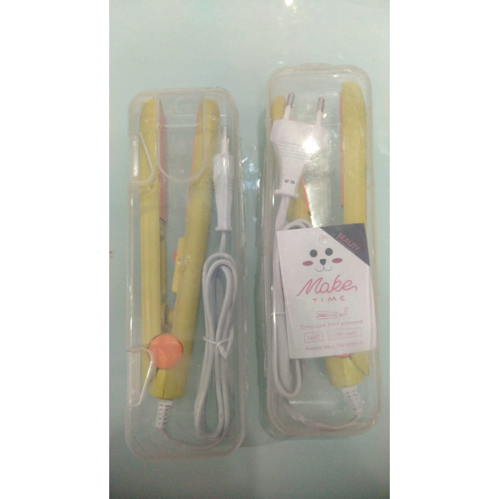 Jual ALAT CATOK RAMBUT MINI 2IN1 SET LURUD DAN KERITING MAKE TIME ...